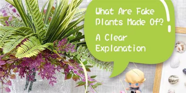 What Are Fake Plants Made Of? A Clear Explanation - EdenVert